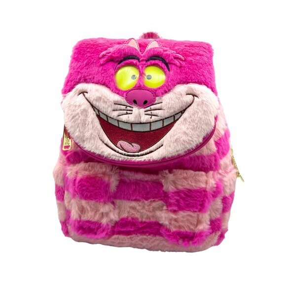 Loungefly | Bags | Loungefly Cheshire Cat Backpack Plush Light Up Bag ...